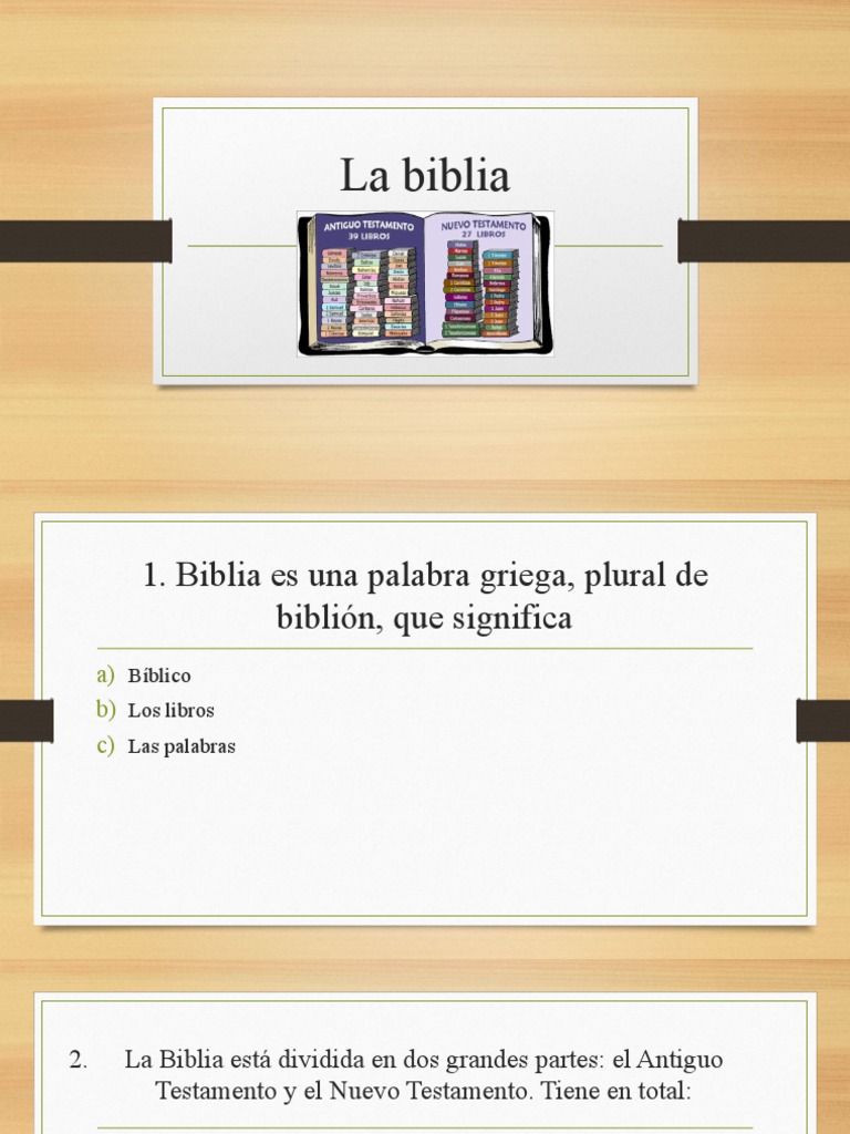La Biblia Preguntas | PDF