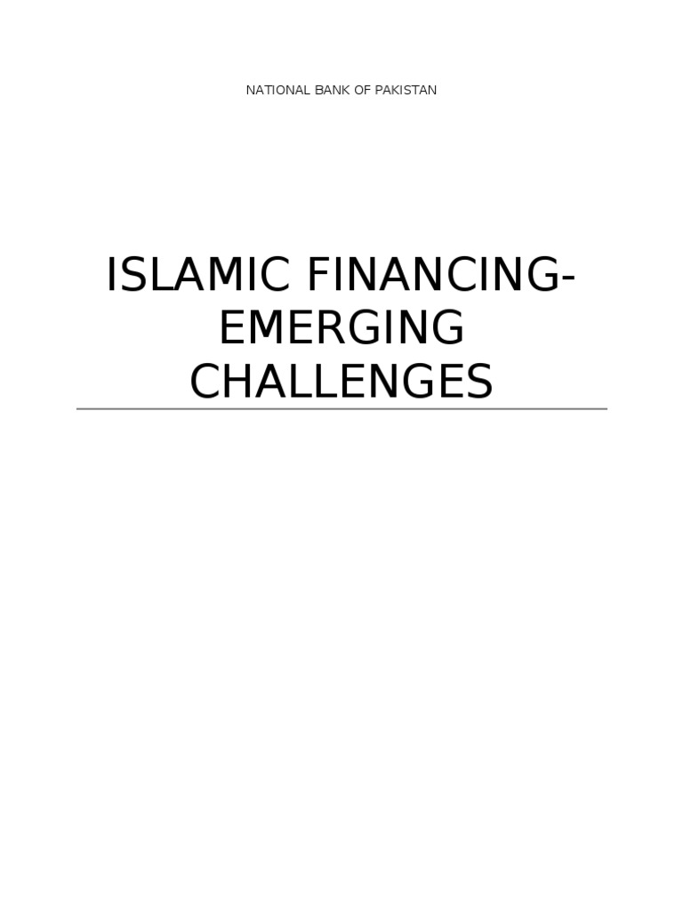Progress and Challenges of Islamic Banking | PDF | Islamic Banking And ...