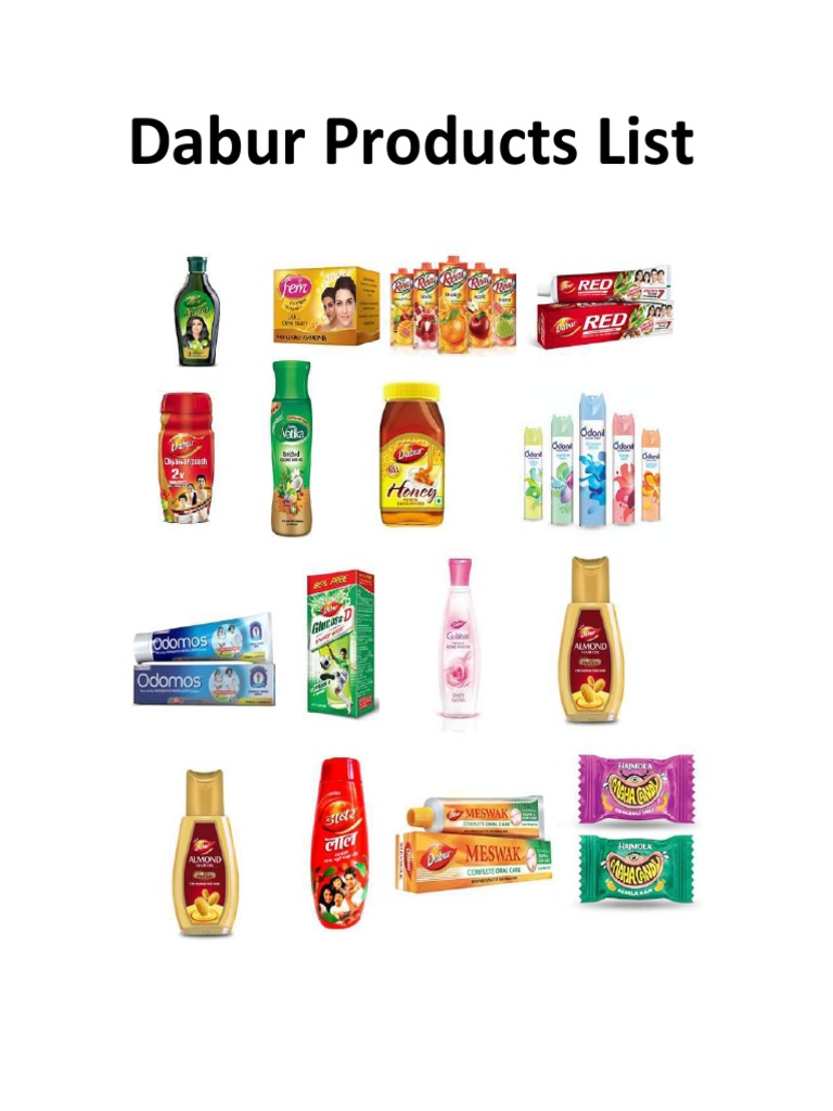 Dabur Products List | PDF