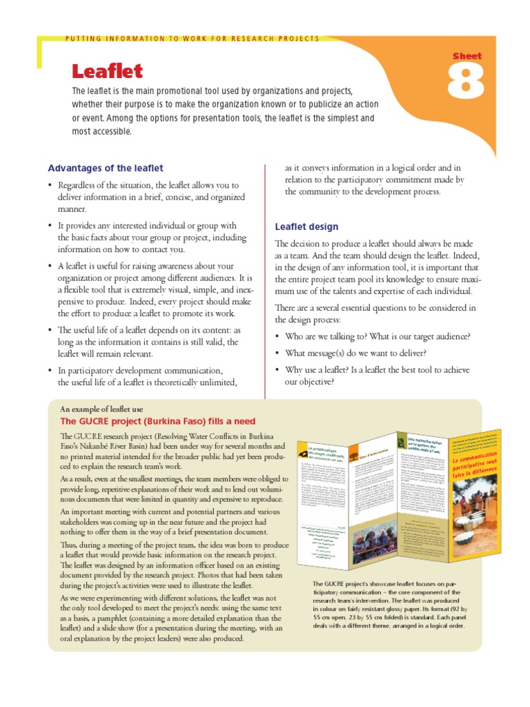 11606749051sheet08 Leaflet | PDF | Graphic Design | Target Audience