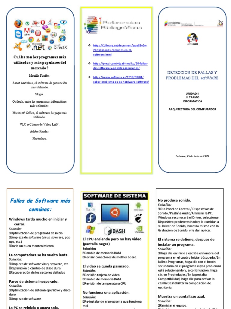 Triptico Software | PDF | Microsoft Windows | Programación
