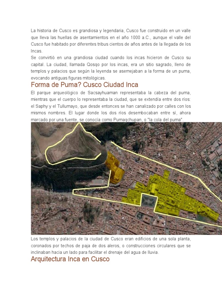 Cusco | PDF | Imperio Inca