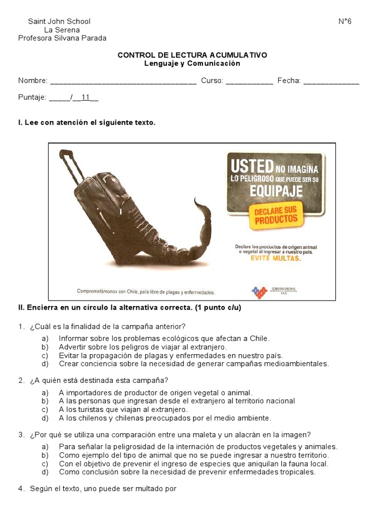 Control de Lectura 6 | PDF