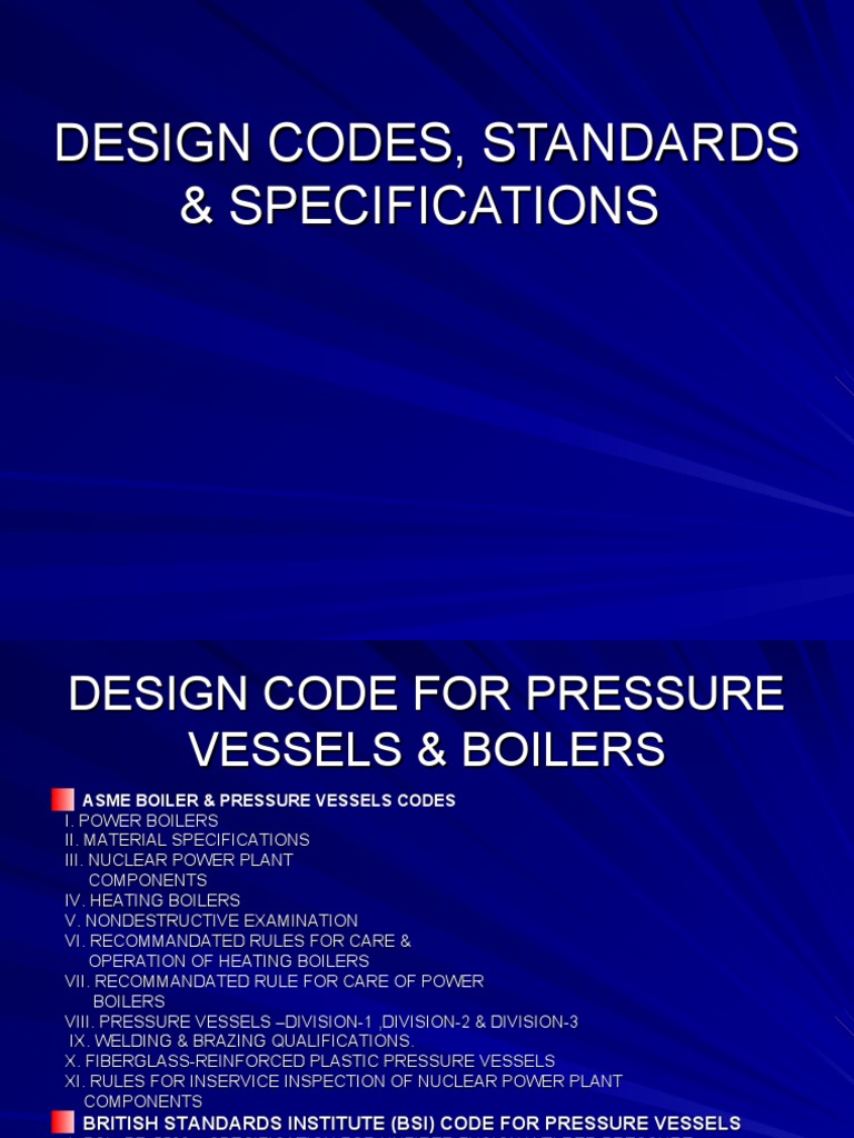 Codes, Standards & Specifications | PDF | Pipe (Fluid Conveyance) | Welding Codes, Standards & Specifications | PDF | Pipe (Fluid Conveyance) | Welding