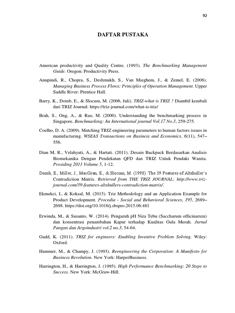 06 Daftar Pustaka - 2 Sereh Wangi | PDF | Engineering | Business Process