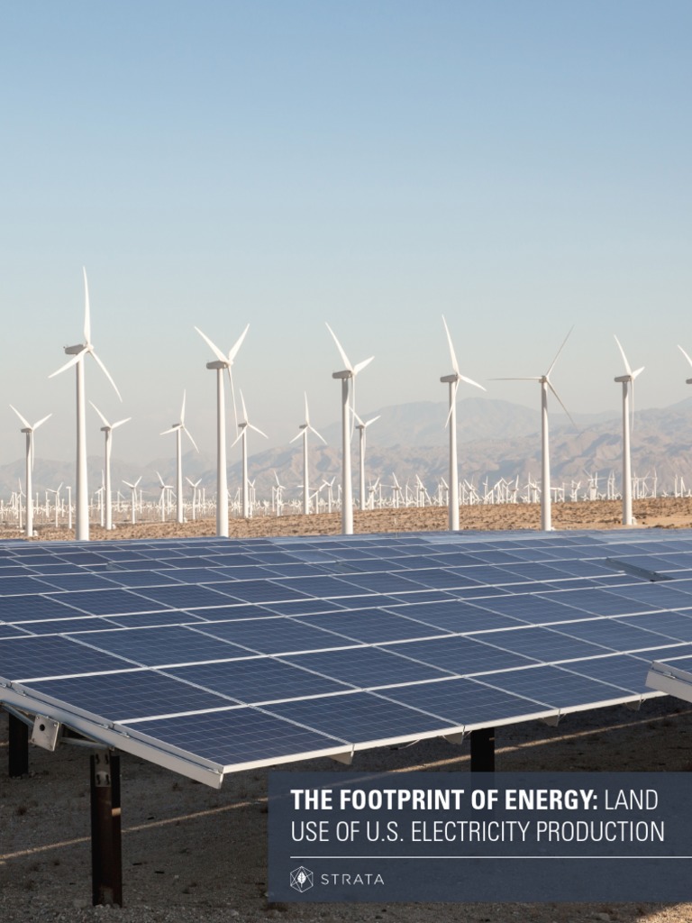 The Footprint of Energy: Land: Use of U.S. Electricity Production | PDF ...