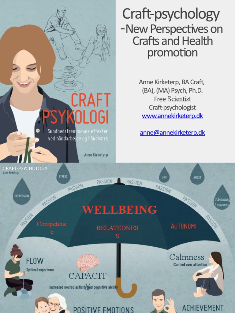 New Perspectives On Crafts and Health Promotion | PDF | Psychological ...