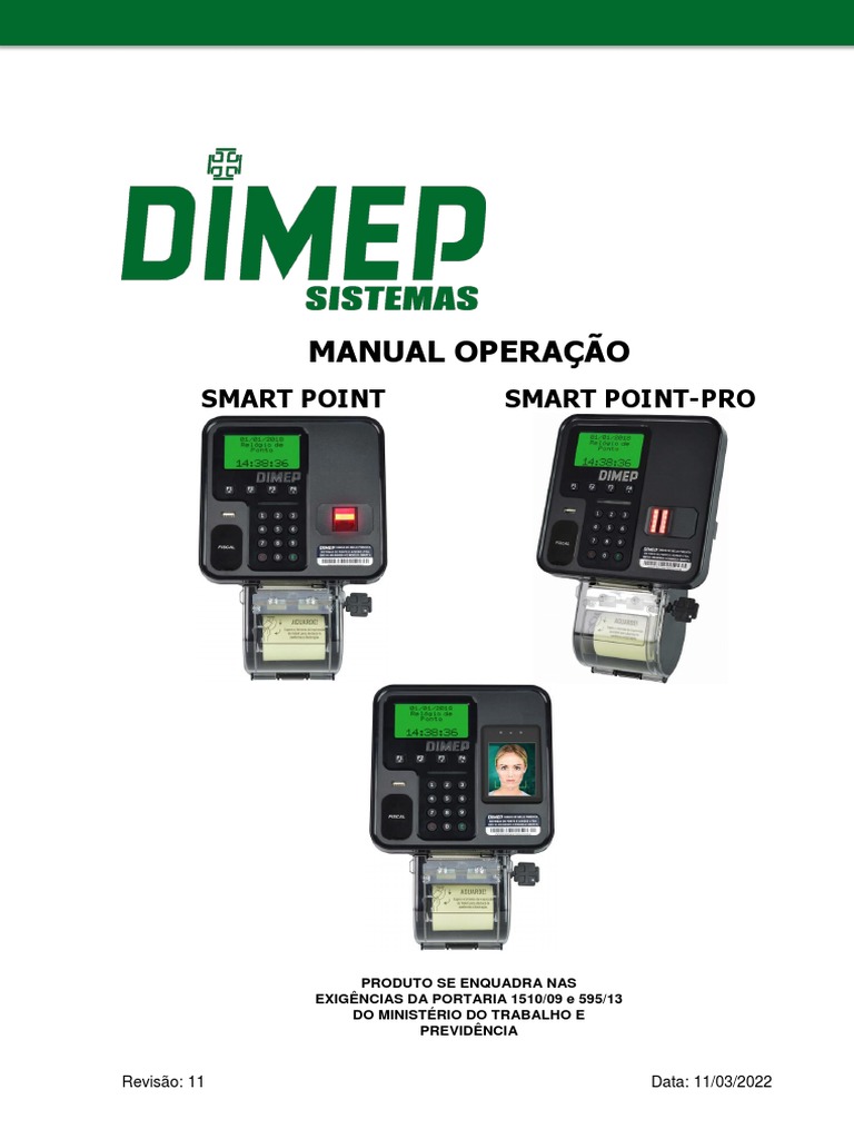 Manual Operacao SmartPoint SmartPoint Facial Rev.11 | PDF | 3G | Rede ...