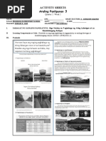 Grade 3 Activity Sheets Q1 Week 1 | PDF