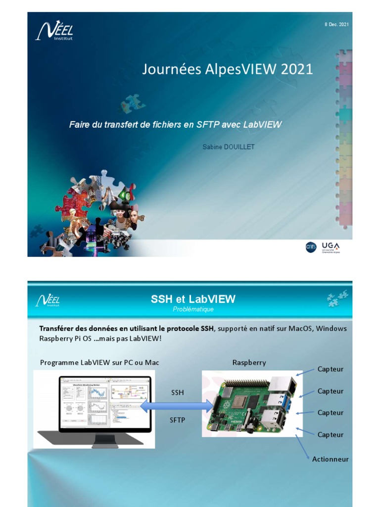 SFTP avec LabVIEW et Python | PDF | Enveloppe de protection | Python (Langage de programmation)