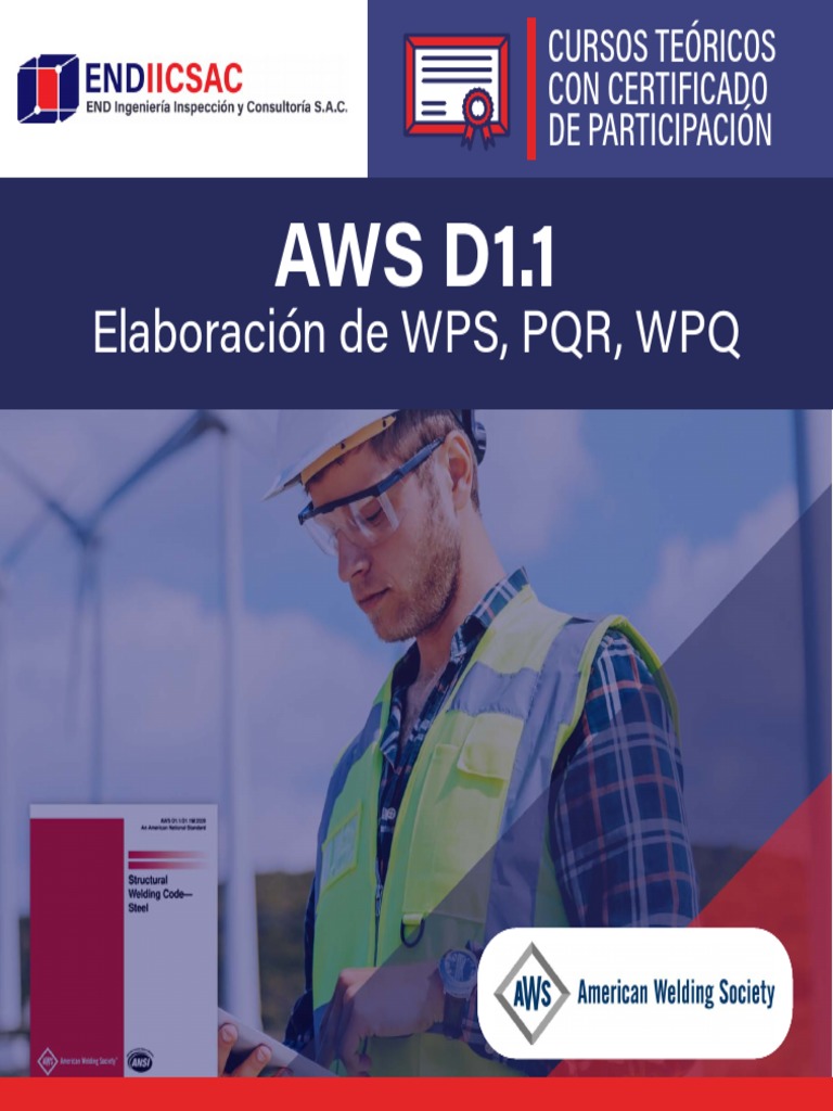 Aws d1.1 - Elaboración de WPQ, PQR y Wps | PDF | Soldadura | Construcción