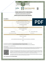 Certificado de Secundaria | PDF