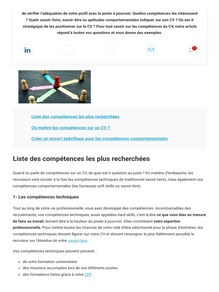 Comment Écrire Un CV | PDF | Recrutement | Savoir-être