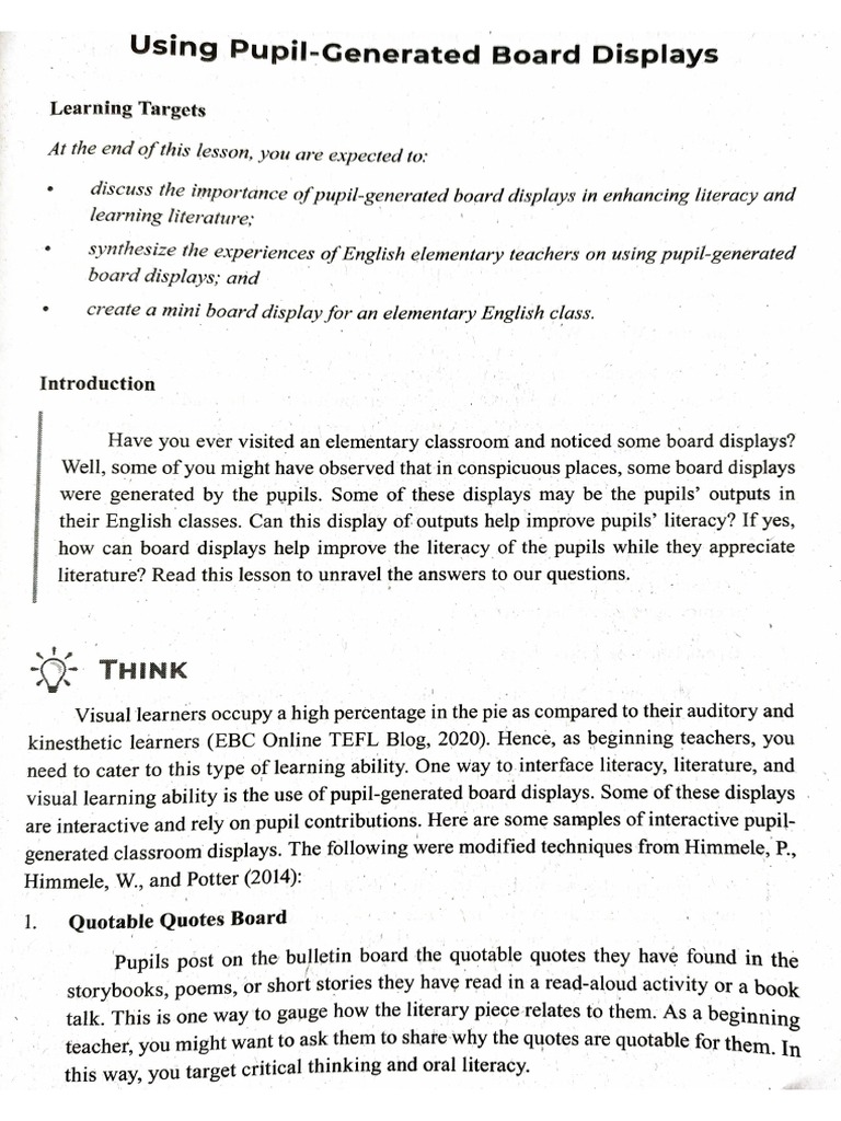 Using Pupil Generated Board Displays | PDF