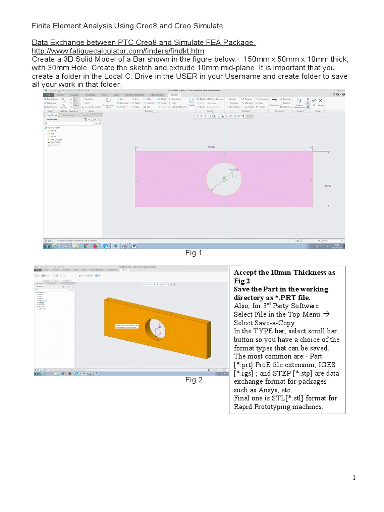 Stress Analysis - Creo-Simulate-220813 | PDF | Deformation (Engineering ...