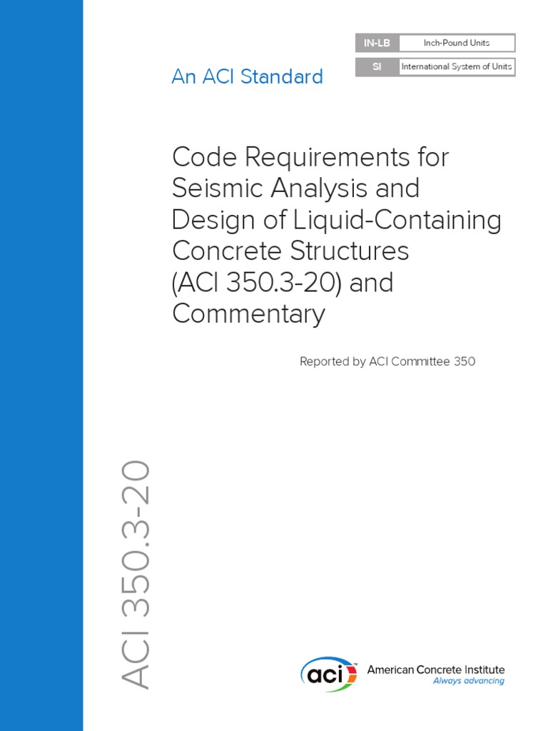 ACI350.3-20 Preview | PDF | Seismology | Force