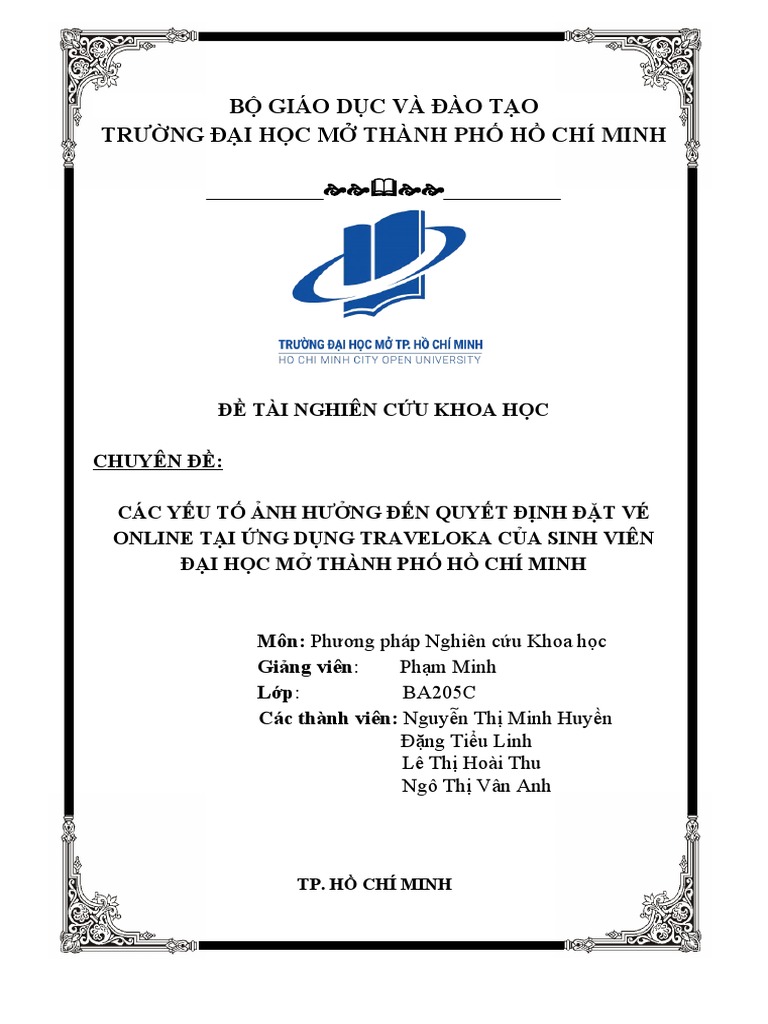 Bài Nghiên Cứu Khoa Học | PDF