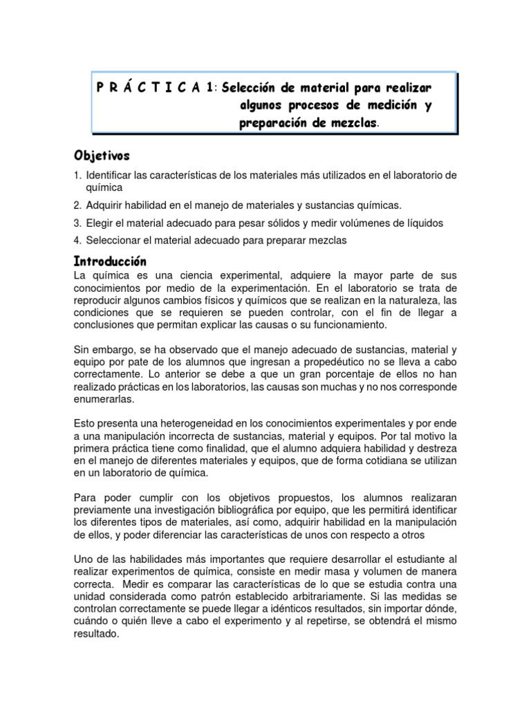 Practica 1 Laboratorio IQAA Agosto 2022 | PDF | Fuerza intermolecular ...