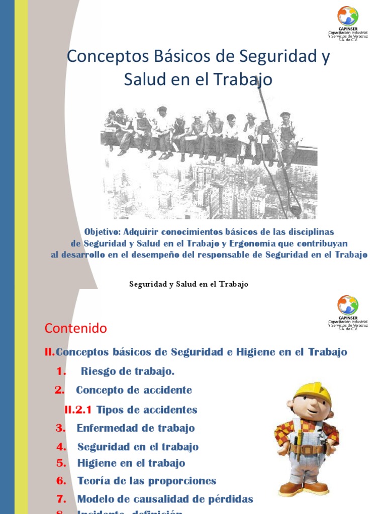 Conceptos Básicos de Seguridad y Salud en El Trabajo | PDF | Riesgo | Estrés (biología)