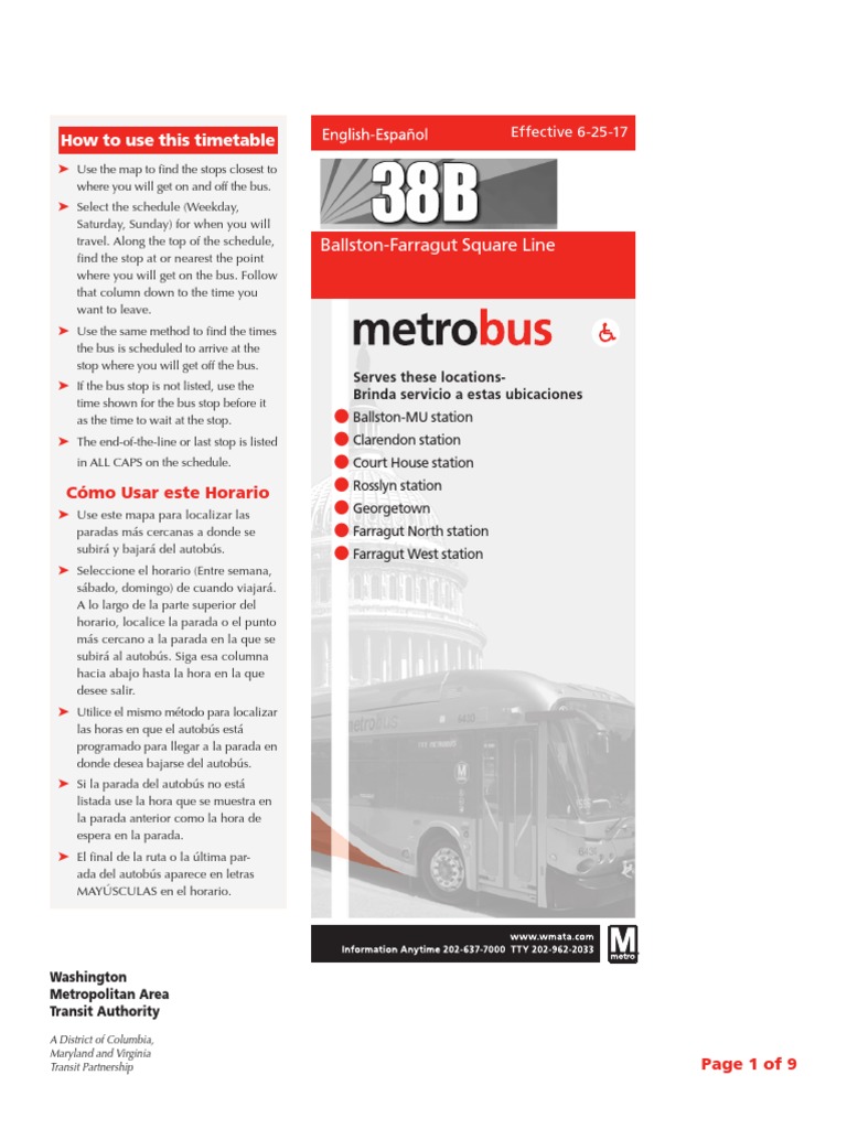 38b Bus Schedule | PDF | Public Transport | Bus Transport
