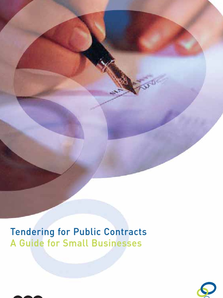 Tendering For Public Contracts: A Guide For Small Businesses | PDF | Procurement | Iso 9000