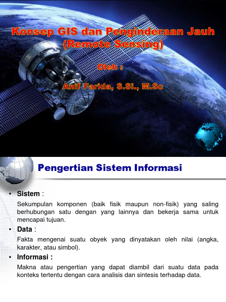 Konsep GIS dan Penginderaan Jauh | PDF | Komputer