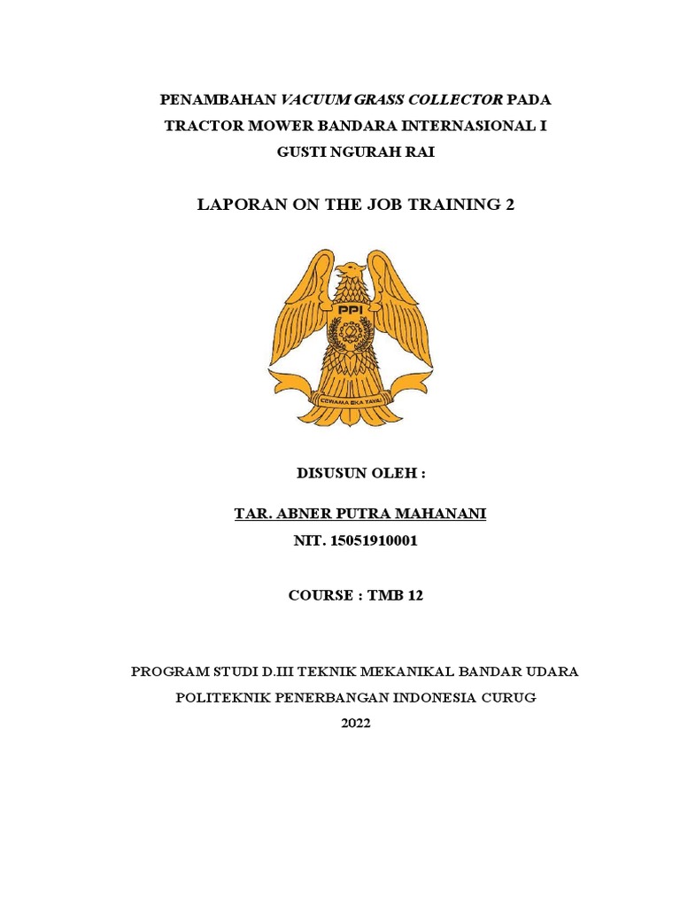 Laporan Ojt 2 Abner PM | PDF