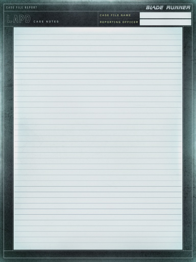 Case File Name Case Notes | PDF