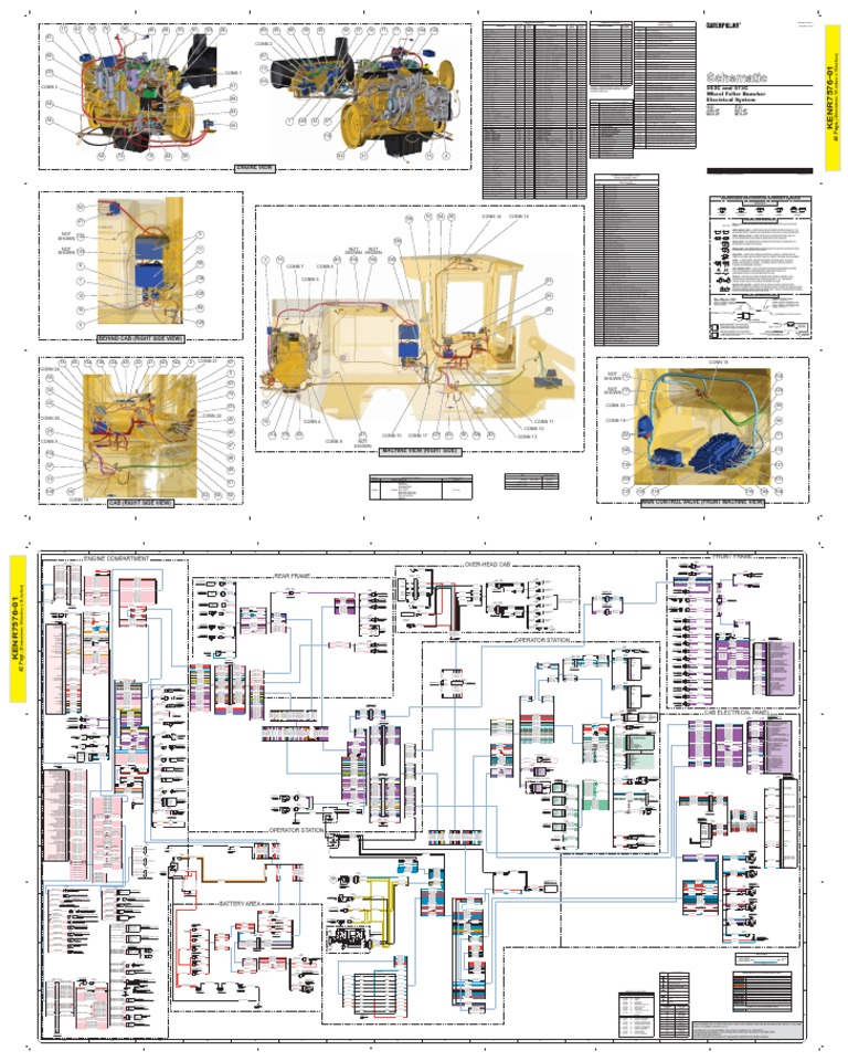 Engine View: 563C and 573C Electrical System Wheel Feller Buncher | PDF ...