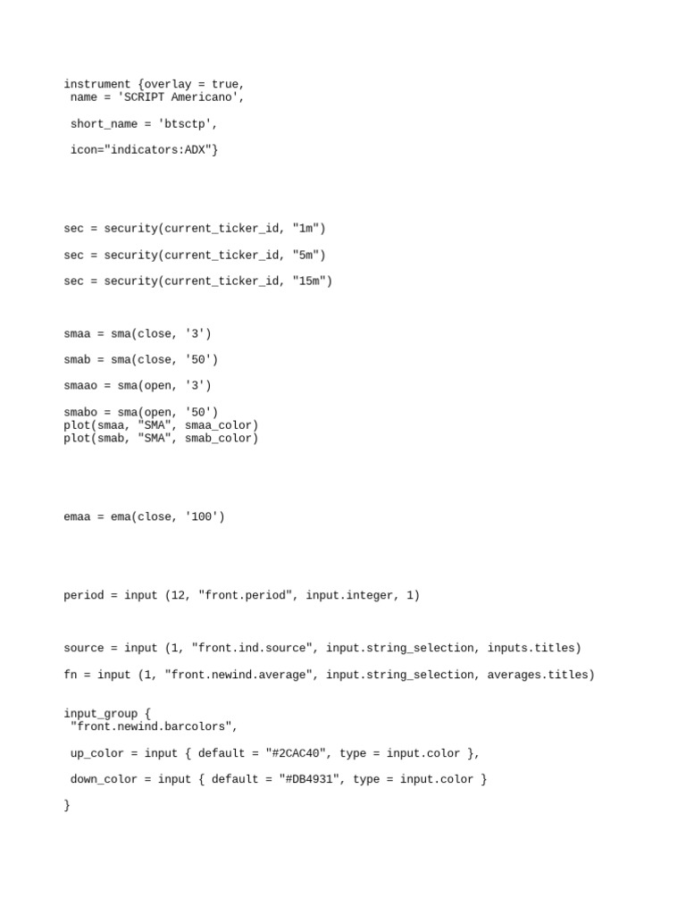 Script American | PDF