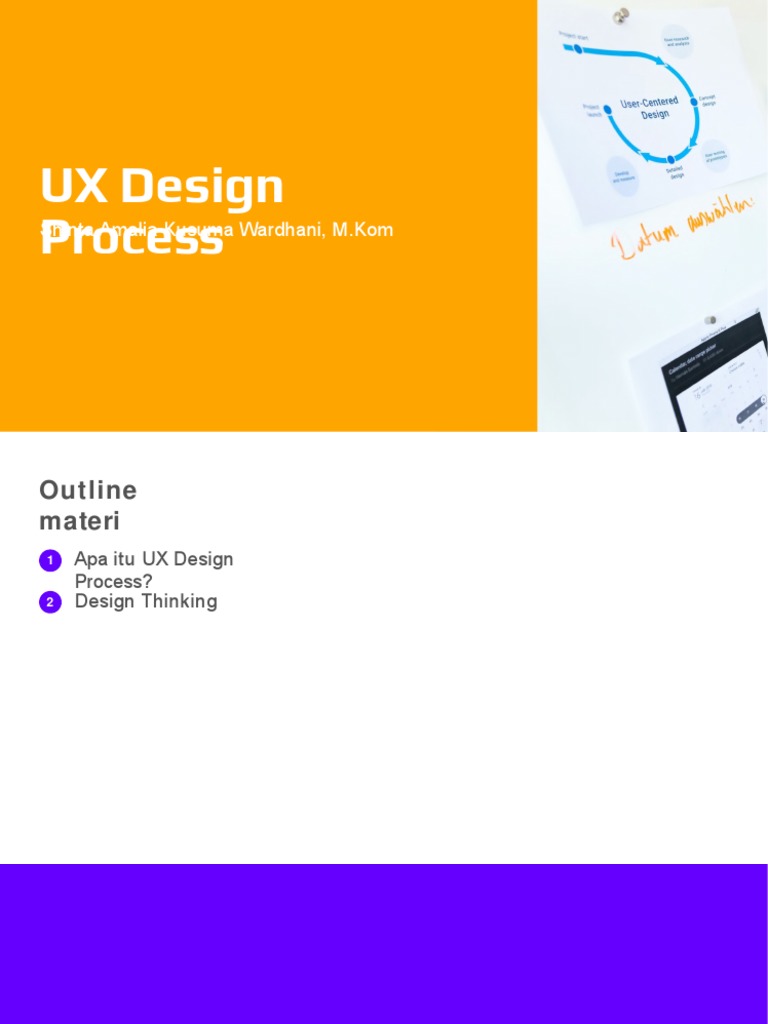 03-UX Design Process | PDF | Karier & Perkembangan