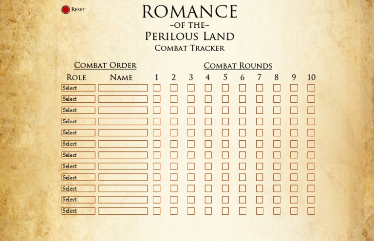 Combat Tracker | PDF