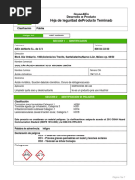 Ficha de Seguridad Reactivo de Biuret | PDF | Agua | Química