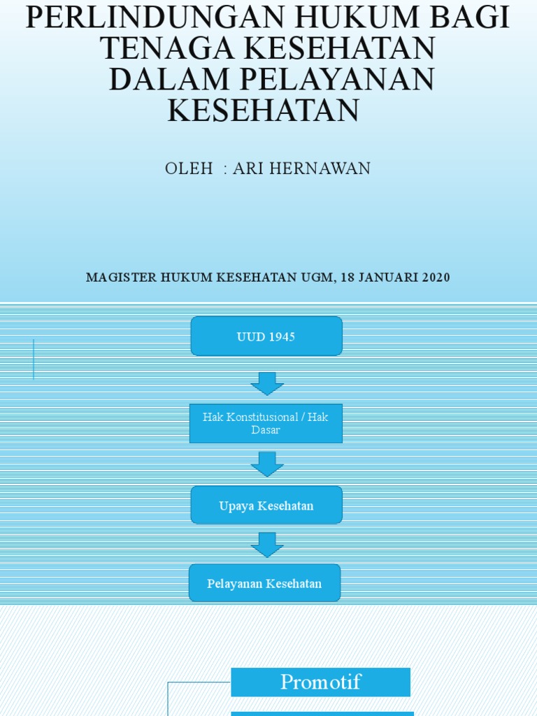 Presentasi MHKes UGM Prof Ari | PDF