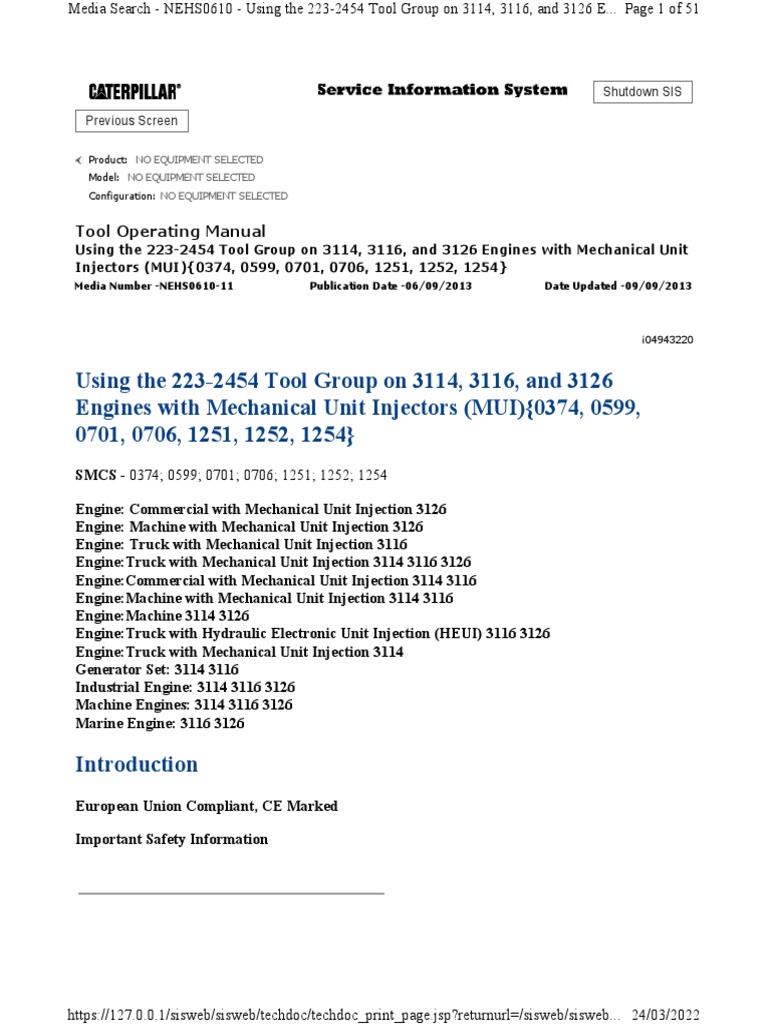 Ajuste de Combustible 3116 | PDF | Fuel Injection | Screw