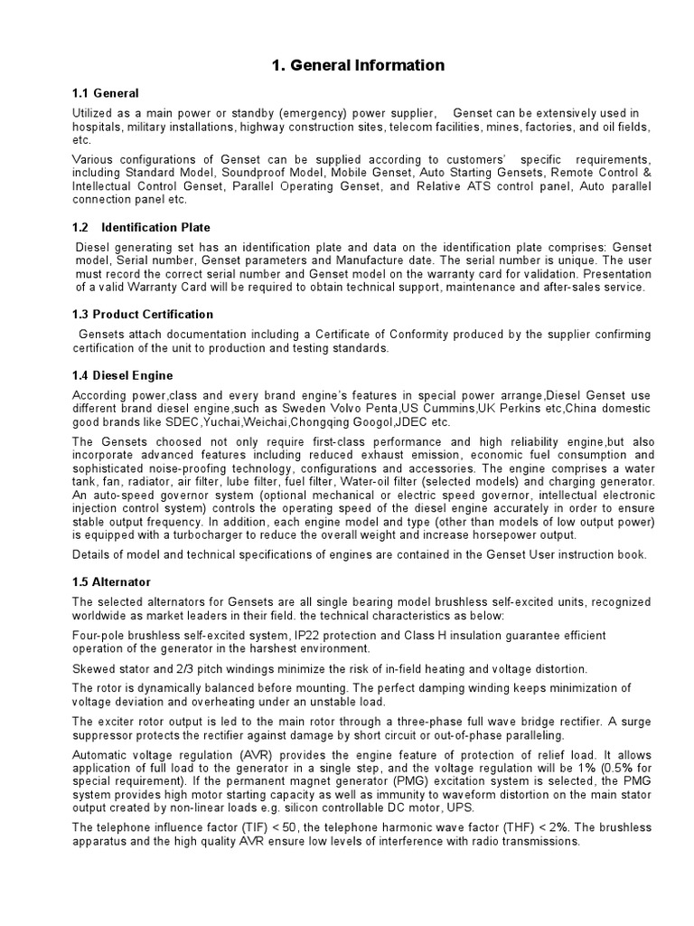 Operation and Maintenance Catalogue | PDF | Engines | Water