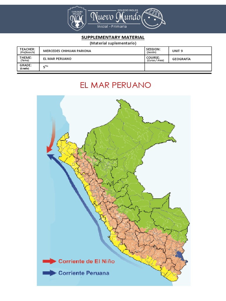 El Mar Peruano | PDF | Oceanografía | Oceanografía Física