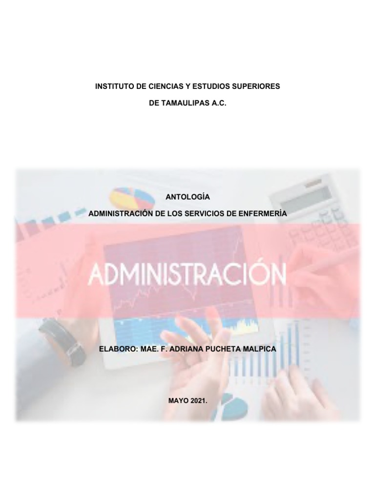 Antologia Administracion de Los Servicios de Enfermeria Modificadadocx | PDF | Hospital | Enfermería