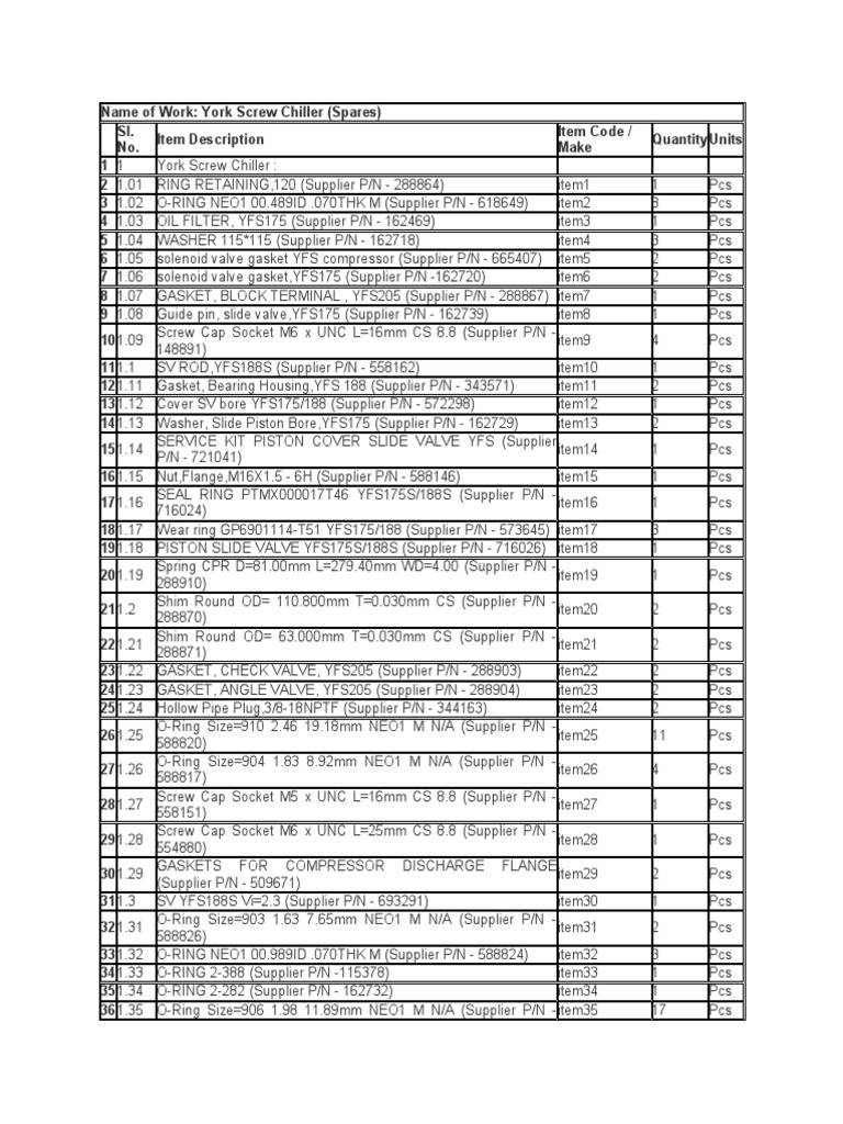 York Bearing | PDF | Piston | Gas Technologies
