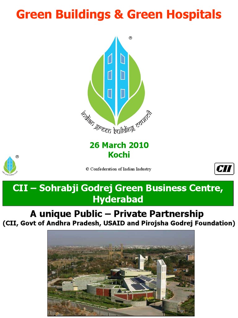 Green Buildings & Green Hospitals: 26 March 2010 Kochi | PDF ...