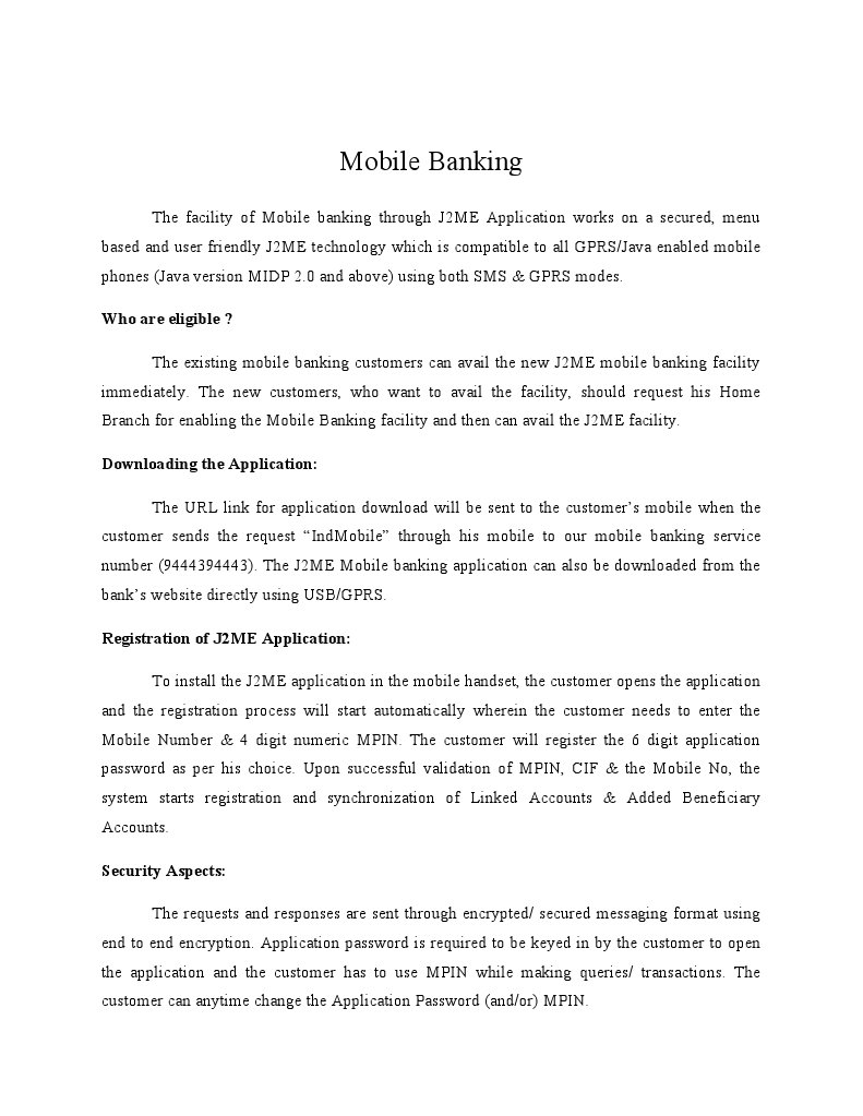 Mobile Banking | PDF | Mobile Phones | Software