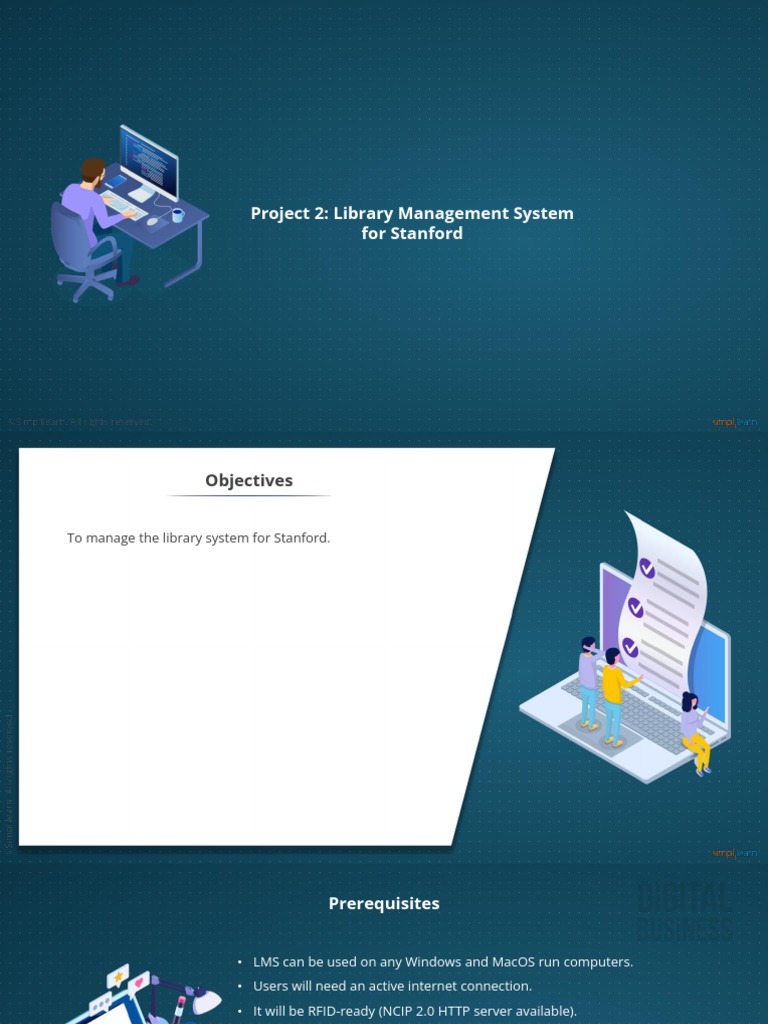 Stanford Library Management System Overview | PDF | Libraries | Radio Frequency Identification