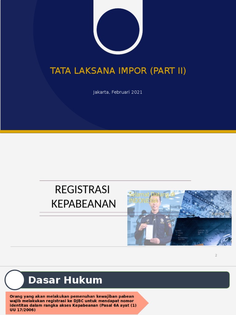 Tata Laksana Impor (PART II) | PDF