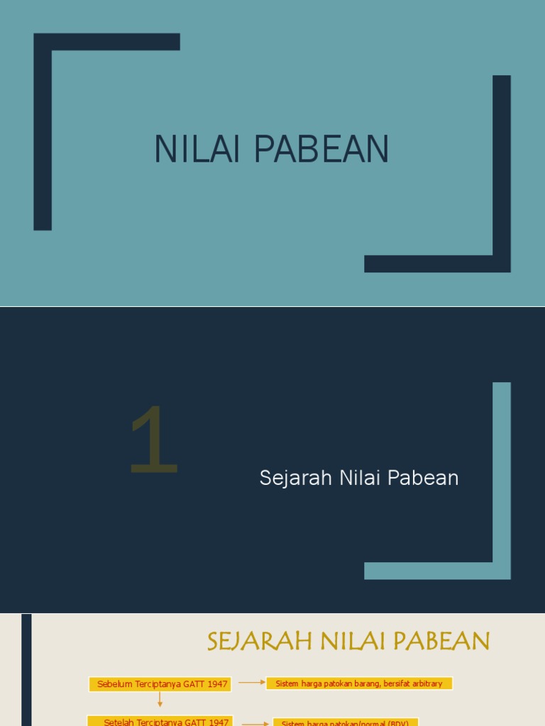 Nilai Pabean Metode 1-Baru | PDF
