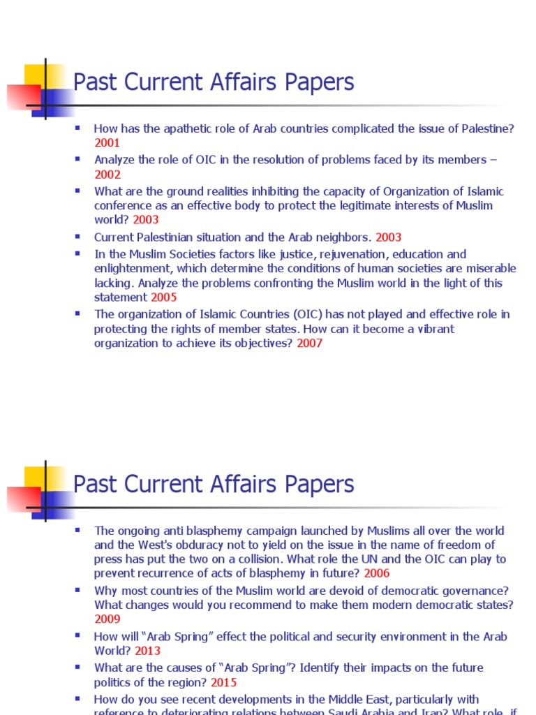 GCC + Oic (Noa) | PDF | Gulf Cooperation Council | Organisation Of Islamic Cooperation