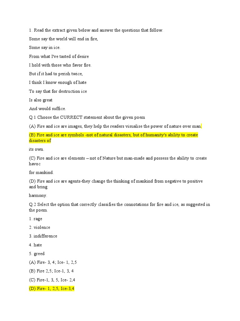 English Full Chapters Test 1 | PDF