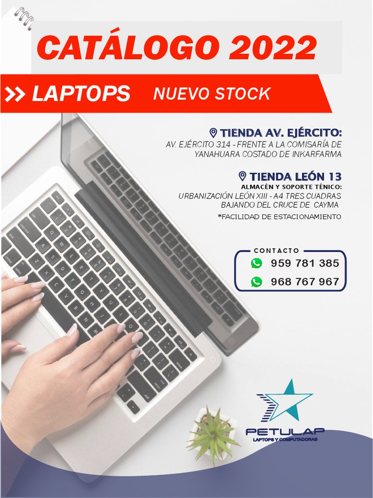 Catalogo Laptops | PDF | Ingeniería Informática | Electrónica de consumo