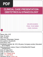 Obgyn Soap Note Example | PDF | Vagina | Puberty