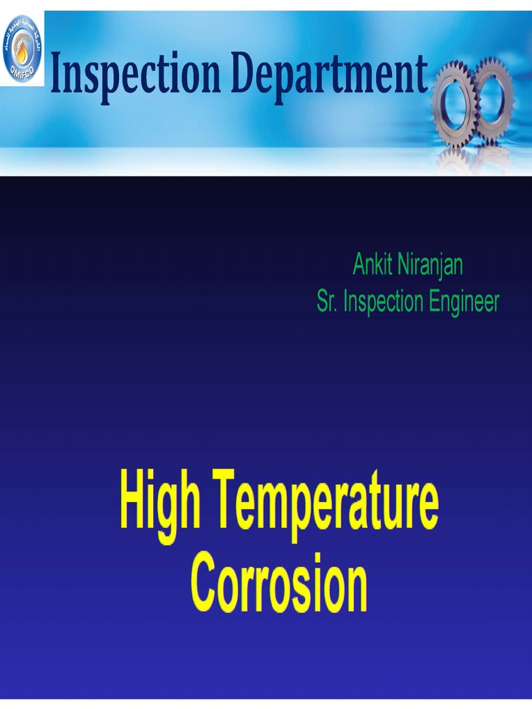 Oxidation, Carburization, Metal Dusting, Sulfidation, and Nitridation ...