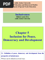 Inclusiveness Chapter One | PDF | Inclusion (Education) | Disability